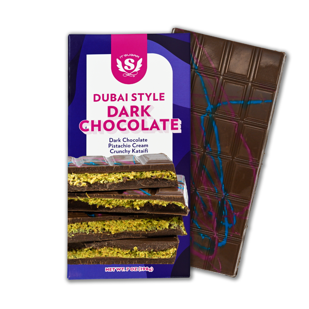 IT'SUGAR Dubai Style Dark Chocolate Bar 7oz
