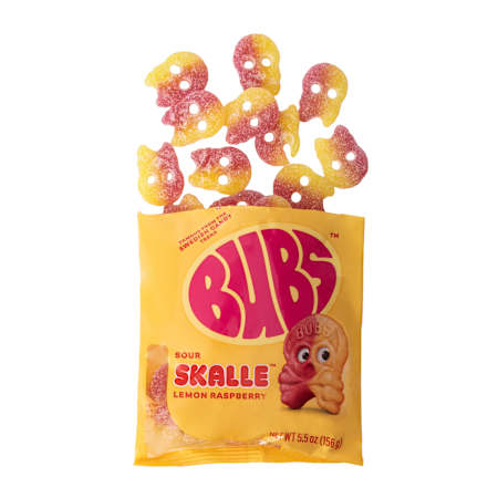 BUBS Lemon Raspberry Skulls – IT'SUGAR