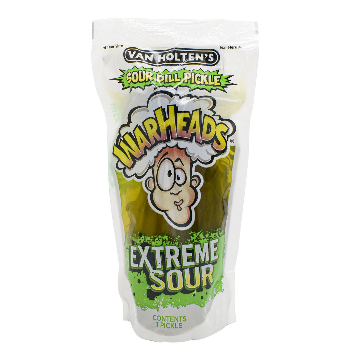 WARHEADS Extreme Sour Pickle – IT'SUGAR